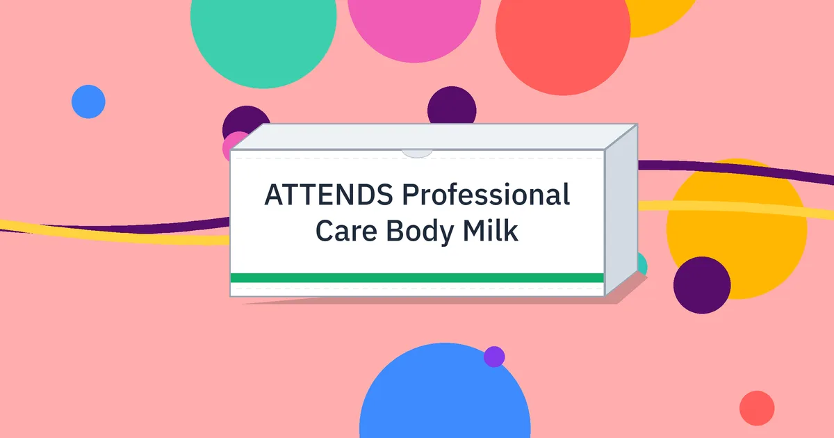 Symbolbild: Packung mit der Aufschrift ATTENDS Professional Care Body Milk (PZN 11517373) – Verfügbarkeit und Bezug in Apotheken in Frankfurt am Main