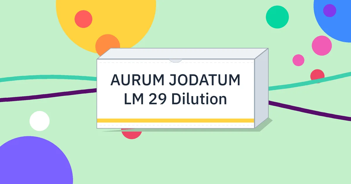 Symbolbild: Packung mit der Aufschrift AURUM JODATUM LM 29 Dilution (PZN 12784840) – Verfügbarkeit und Bezug in Apotheken in Frankfurt am Main