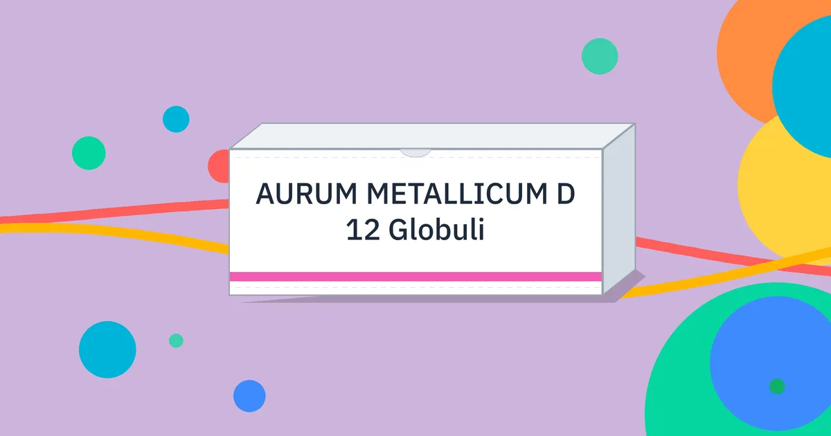 Symbolbild: Packung mit der Aufschrift AURUM METALLICUM D 12 Globuli (PZN 13718561) – Verfügbarkeit und Bezug in Apotheken in Frankfurt am Main