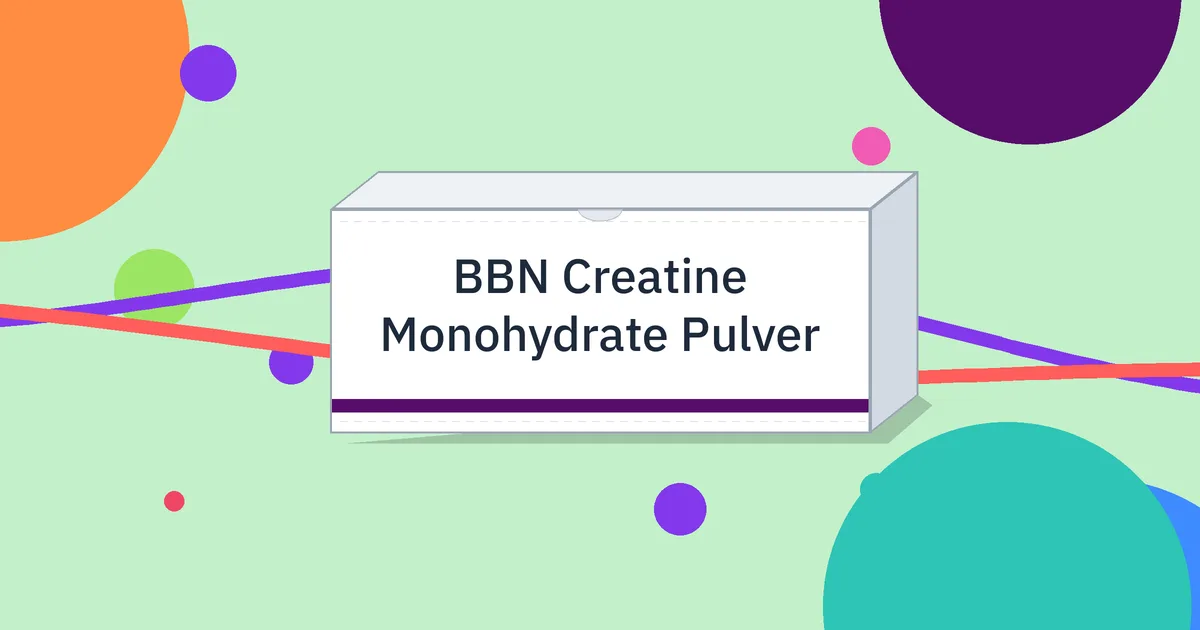Symbolbild: Packung mit der Aufschrift BBN Creatine Monohydrate Pulver (PZN 06080833) – Verfügbarkeit und Bezug in Apotheken in Frankfurt am Main