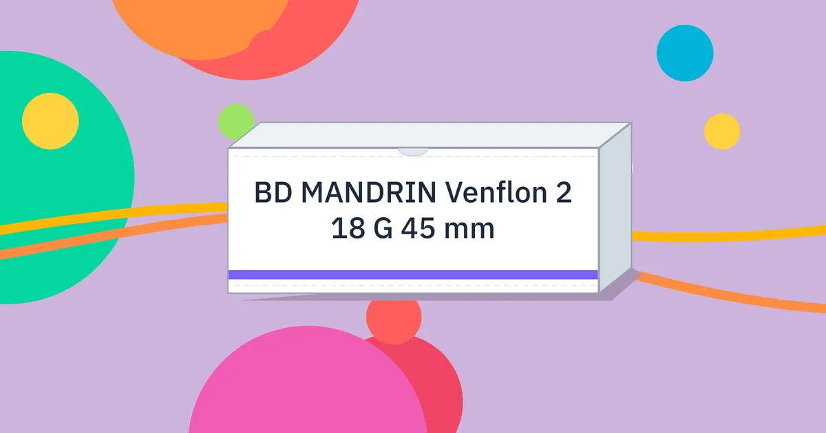 Symbolbild: Packung mit der Aufschrift BD MANDRIN Venflon 2 18 G 45 mm (PZN 02768107) – Verfügbarkeit und Bezug in Apotheken in Frankfurt am Main