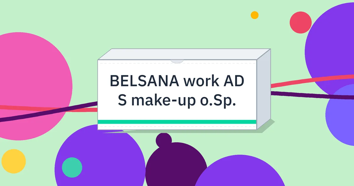 Symbolbild: Packung mit der Aufschrift BELSANA work AD S make-up o.Sp. (PZN 16219551) – Verfügbarkeit und Bezug in Apotheken in Frankfurt am Main
