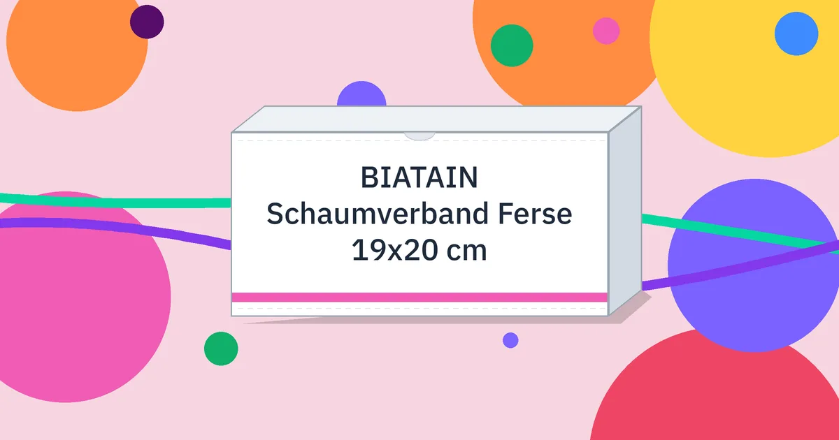 Symbolbild: Packung mit der Aufschrift BIATAIN Schaumverband Ferse 19x20 cm (PZN 13900018) – Verfügbarkeit und Bezug in Apotheken in Frankfurt am Main