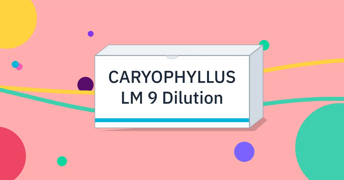 Symbolbild: Packung mit der Aufschrift CARYOPHYLLUS LM 9 Dilution (PZN 13431902) – Verfügbarkeit und Bezug in Apotheken in Frankfurt am Main