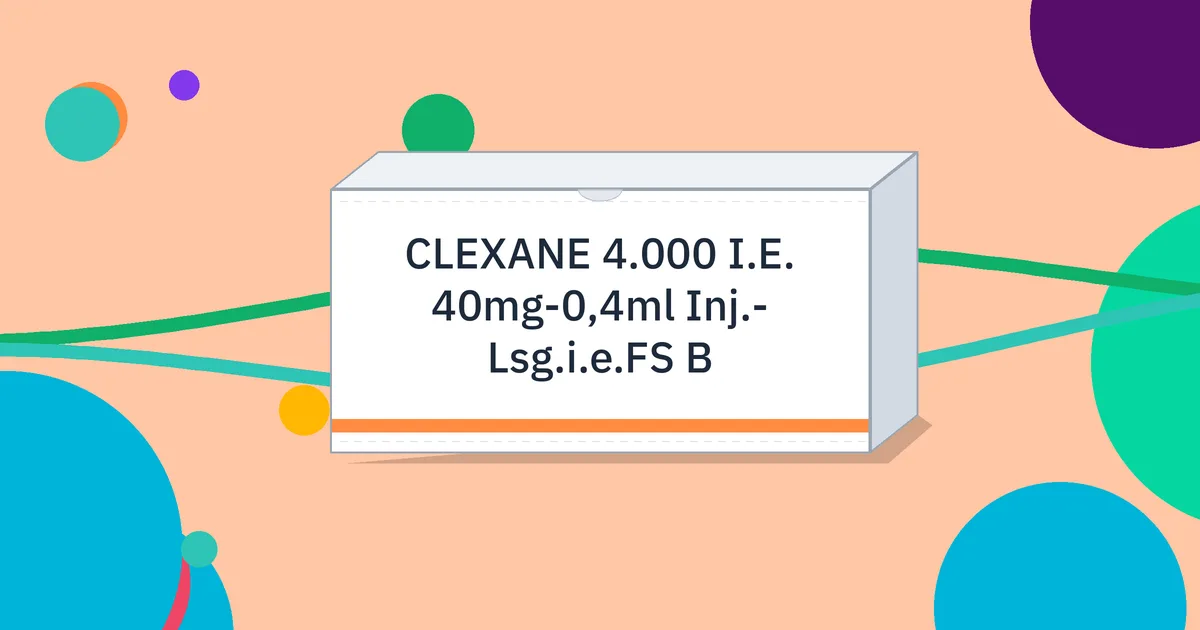 Symbolbild: Packung mit der Aufschrift CLEXANE 4.000 I.E. 40mg-0,4ml Inj.-Lsg.i.e.FS B (PZN 00256917) – Verfügbarkeit und Bezug in Apotheken in Frankfurt am Main
