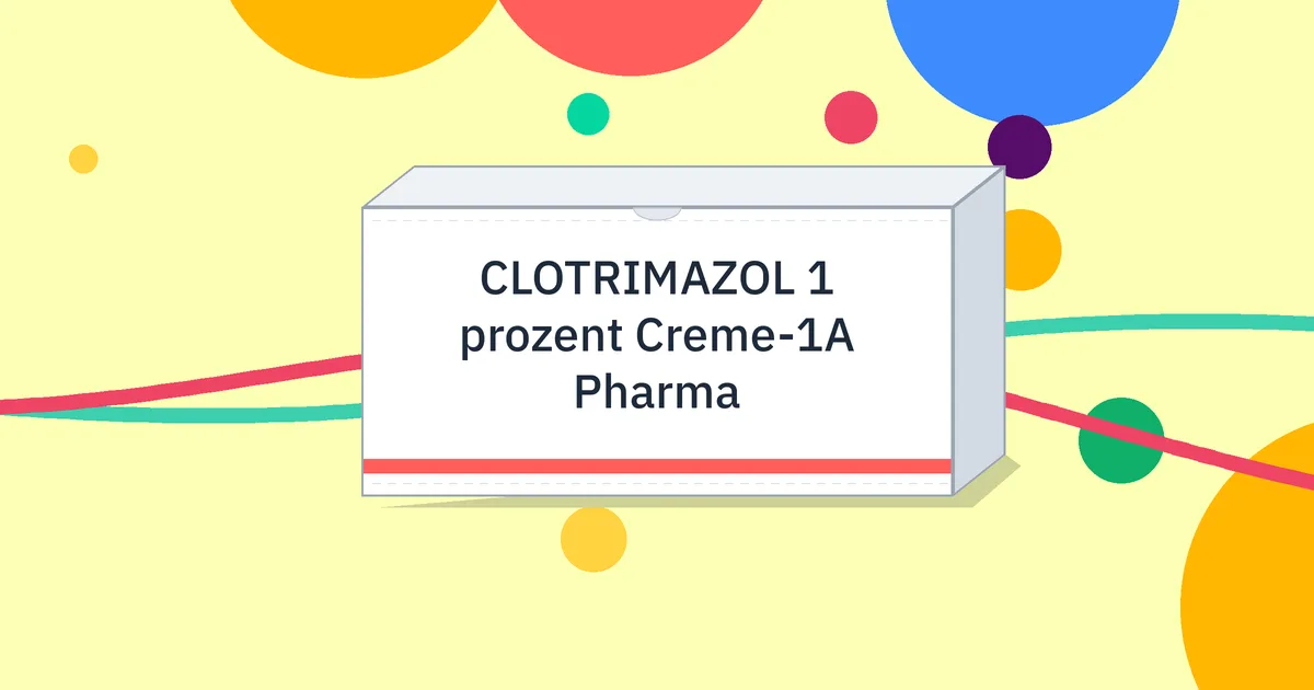 Symbolbild: Packung mit der Aufschrift CLOTRIMAZOL 1 prozent Creme-1A Pharma (PZN 02409006) – Verfügbarkeit und Bezug in Apotheken in Frankfurt am Main
