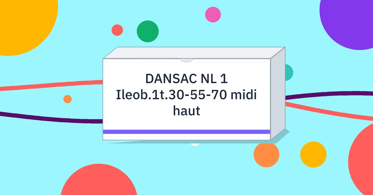 Symbolbild: Packung mit der Aufschrift DANSAC NL 1 Ileob.1t.30-55-70 midi haut (PZN 08843494) – Verfügbarkeit und Bezug in Apotheken in Frankfurt am Main