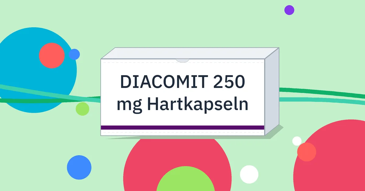 Symbolbild: Packung mit der Aufschrift DIACOMIT 250 mg Hartkapseln (PZN 13716102) – Verfügbarkeit und Bezug in Apotheken in Frankfurt am Main
