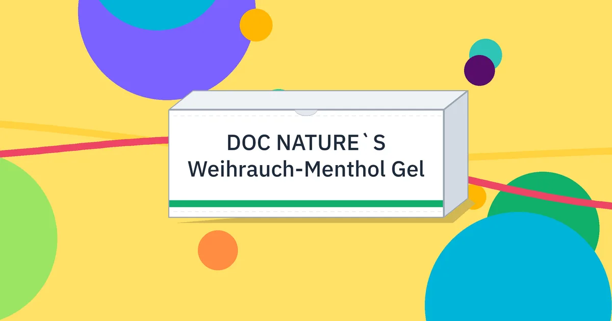 Symbolbild: Packung mit der Aufschrift DOC NATURE`S Weihrauch-Menthol Gel (PZN 16654956) – Verfügbarkeit und Bezug in Apotheken in Frankfurt am Main