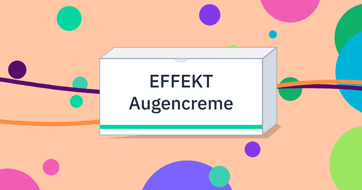 Symbolbild: Packung mit der Aufschrift EFFEKT Augencreme (PZN 10738971) – Verfügbarkeit und Bezug in Apotheken in Frankfurt am Main