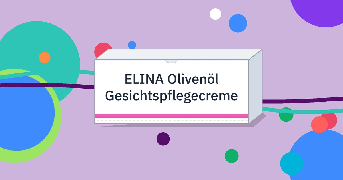 Symbolbild: Packung mit der Aufschrift ELINA Olivenöl Gesichtspflegecreme (PZN 11193522) – Verfügbarkeit und Bezug in Apotheken in Frankfurt am Main