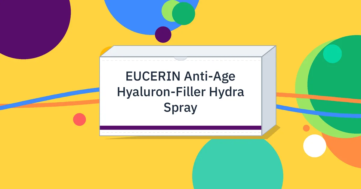 Symbolbild: Packung mit der Aufschrift EUCERIN Anti-Age Hyaluron-Filler Hydra Spray (PZN 19723936) – Verfügbarkeit und Bezug in Apotheken in Frankfurt am Main