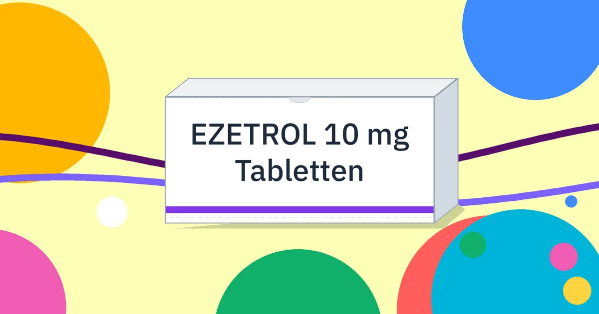 Symbolbild: Packung mit der Aufschrift EZETROL 10 mg Tabletten (PZN 11515977) – Verfügbarkeit und Bezug in Apotheken in Frankfurt am Main