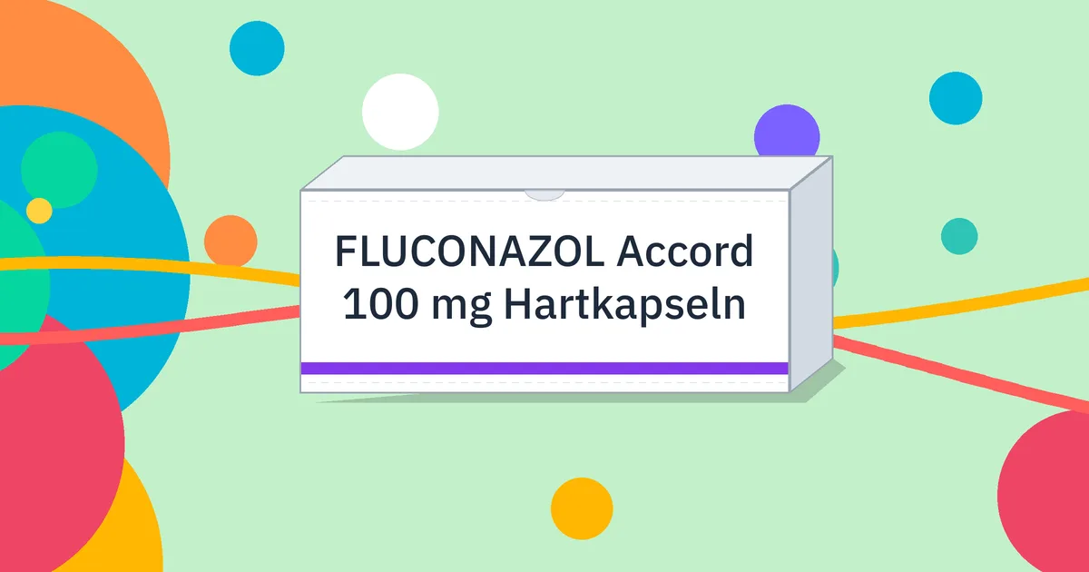 Symbolbild: Packung mit der Aufschrift FLUCONAZOL Accord 100 mg Hartkapseln (PZN 11179255) – Verfügbarkeit und Bezug in Apotheken in Frankfurt am Main