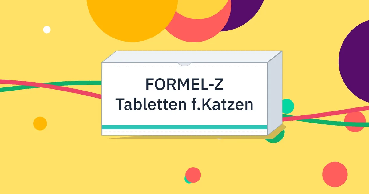 Symbolbild: Packung mit der Aufschrift FORMEL-Z Tabletten f.Katzen (PZN 00012807) – Verfügbarkeit und Bezug in Apotheken in Frankfurt am Main