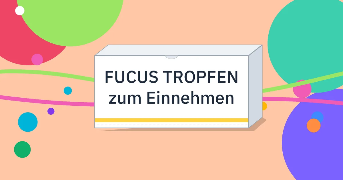 Symbolbild: Packung mit der Aufschrift FUCUS TROPFEN zum Einnehmen (PZN 11602239) – Verfügbarkeit und Bezug in Apotheken in Frankfurt am Main