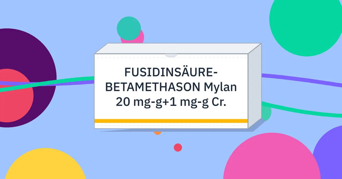 Symbolbild: Packung mit der Aufschrift FUSIDINSÄURE-BETAMETHASON Mylan 20 mg-g+1 mg-g Cr. (PZN 11881245) – Verfügbarkeit und Bezug in Apotheken in Frankfurt am Main