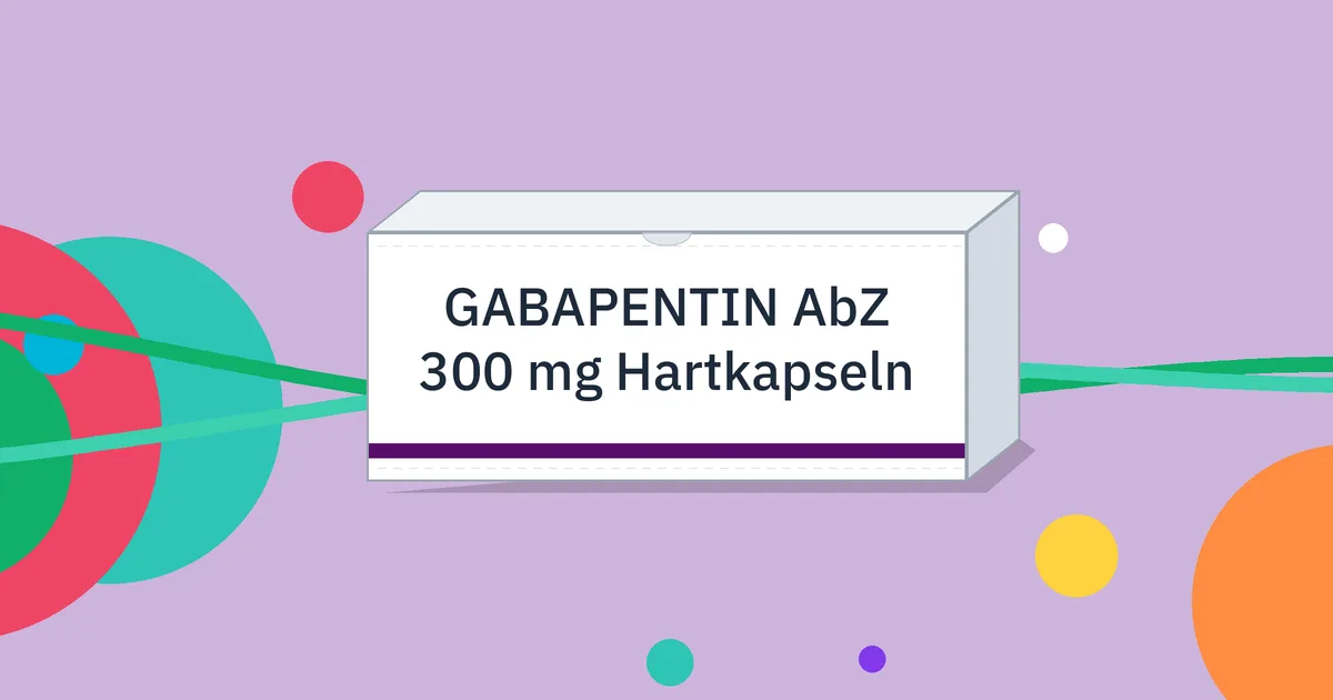 Symbolbild: Packung mit der Aufschrift GABAPENTIN AbZ 300 mg Hartkapseln (PZN 03853950) – Verfügbarkeit und Bezug in Apotheken in Frankfurt am Main