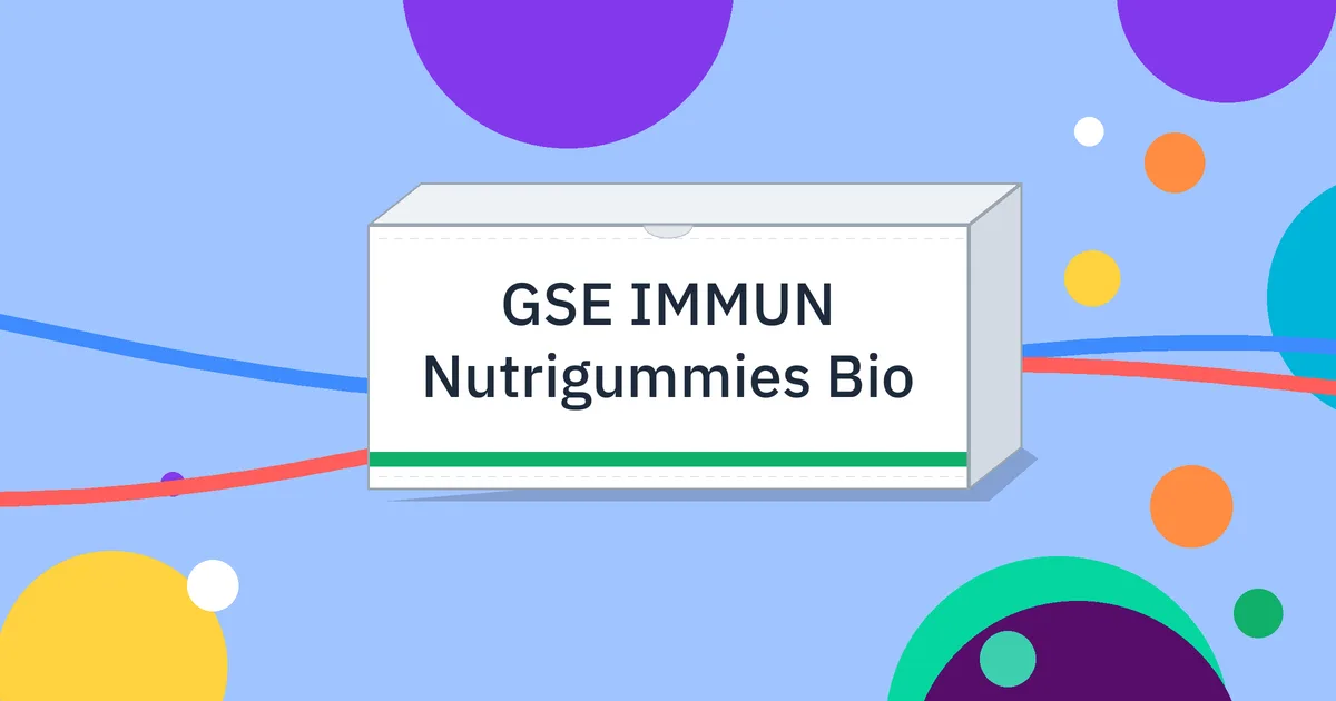 Symbolbild: Packung mit der Aufschrift GSE IMMUN Nutrigummies Bio (PZN 18324134) – Verfügbarkeit und Bezug in Apotheken in Frankfurt am Main