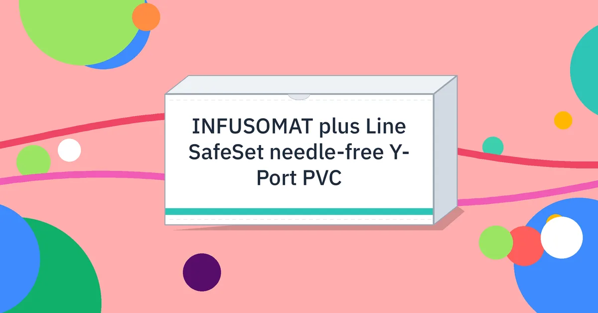 Symbolbild: Packung mit der Aufschrift INFUSOMAT plus Line SafeSet needle-free Y-Port PVC (PZN 10518577) – Verfügbarkeit und Bezug in Apotheken in Frankfurt am Main