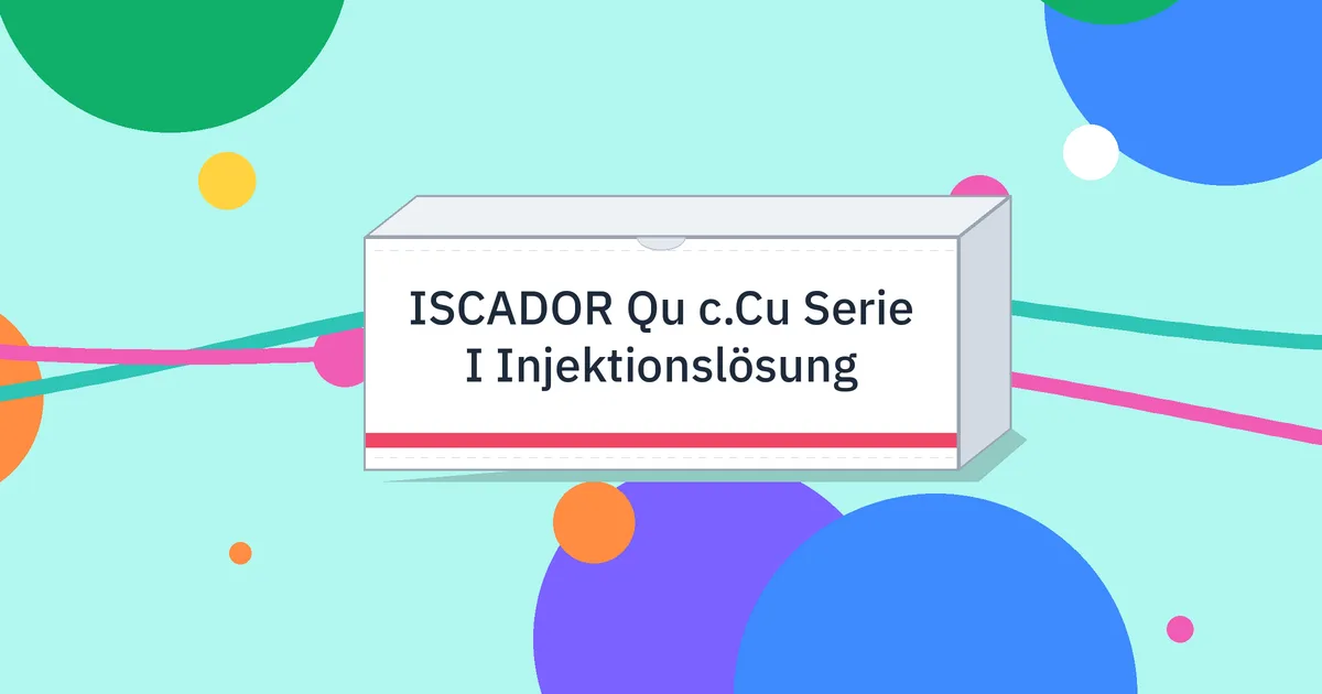 Symbolbild: Packung mit der Aufschrift ISCADOR Qu c.Cu Serie I Injektionslösung (PZN 09751676) – Verfügbarkeit und Bezug in Apotheken in Frankfurt am Main