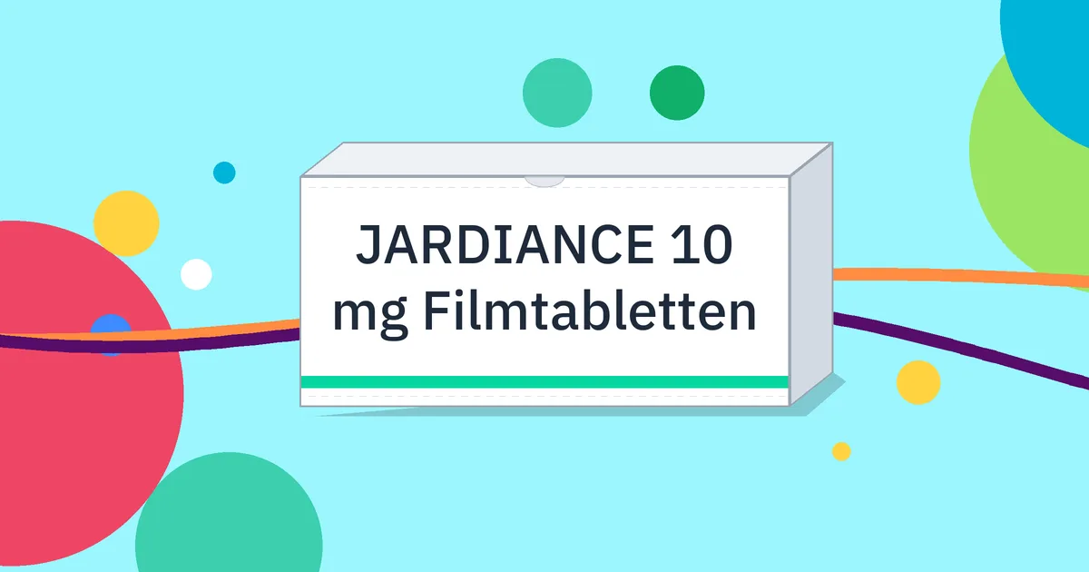Symbolbild: Packung mit der Aufschrift JARDIANCE 10 mg Filmtabletten (PZN 18336479) – Verfügbarkeit und Bezug in Apotheken in Frankfurt am Main
