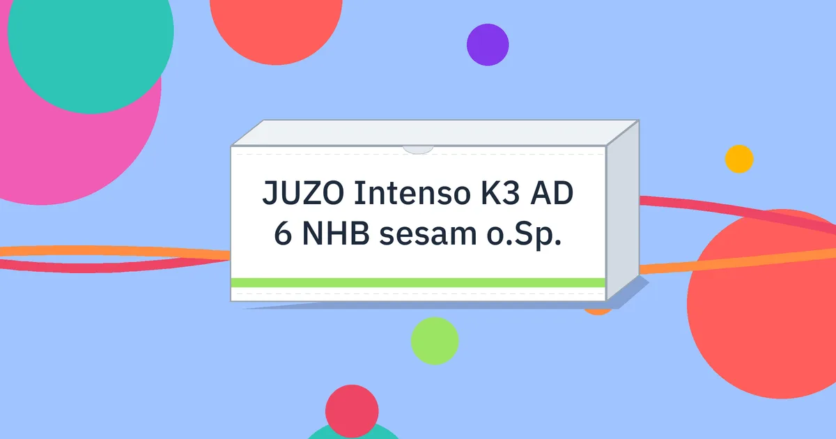 Symbolbild: Packung mit der Aufschrift JUZO Intenso K3 AD 6 NHB sesam o.Sp. (PZN 18641478) – Verfügbarkeit und Bezug in Apotheken in Frankfurt am Main