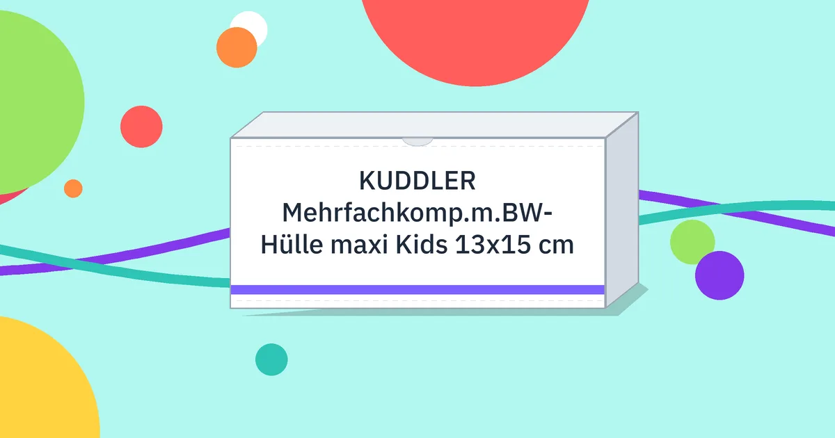 Symbolbild: Packung mit der Aufschrift KUDDLER Mehrfachkomp.m.BW-Hülle maxi Kids 13x15 cm (PZN 16686086) – Verfügbarkeit und Bezug in Apotheken in Frankfurt am Main
