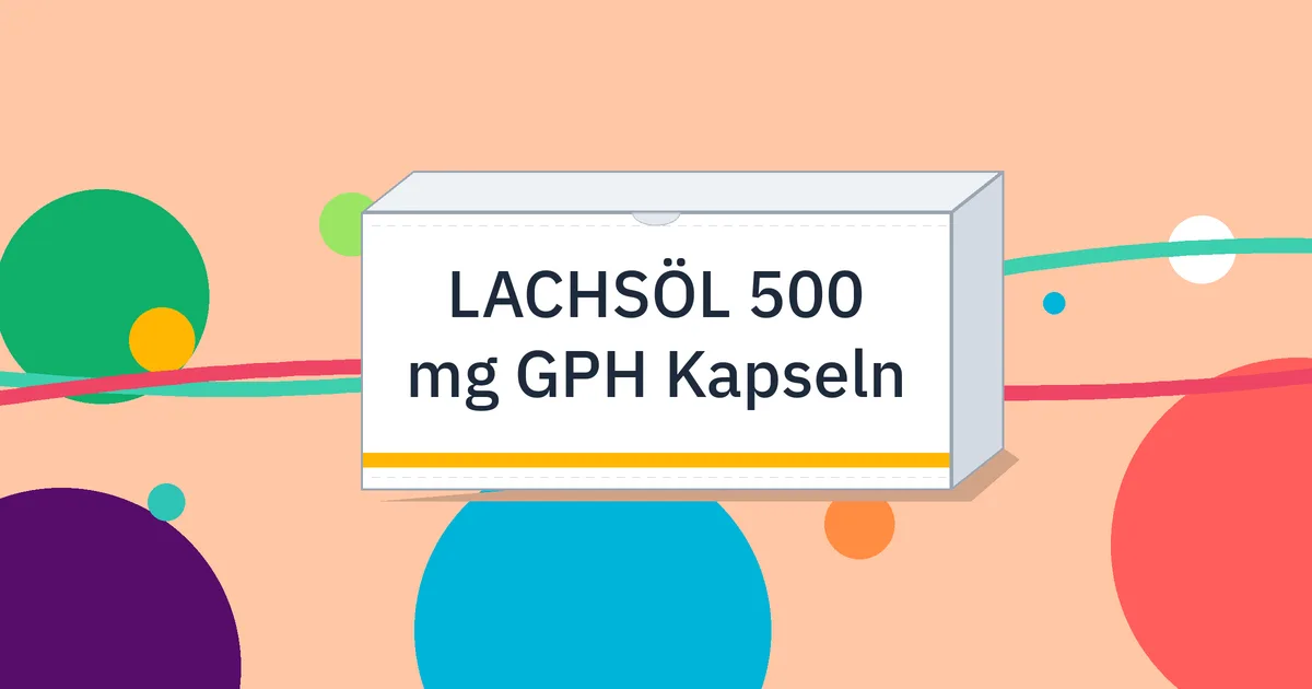 Symbolbild: Packung mit der Aufschrift LACHSÖL 500 mg GPH Kapseln (PZN 09748817) – Verfügbarkeit und Bezug in Apotheken in Frankfurt am Main
