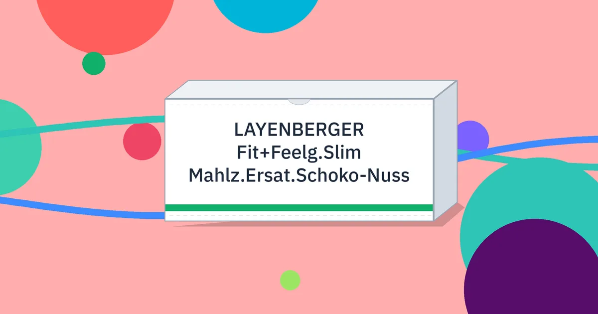 Symbolbild: Packung mit der Aufschrift LAYENBERGER Fit+Feelg.Slim Mahlz.Ersat.Schoko-Nuss (PZN 06578295) – Verfügbarkeit und Bezug in Apotheken in Frankfurt am Main