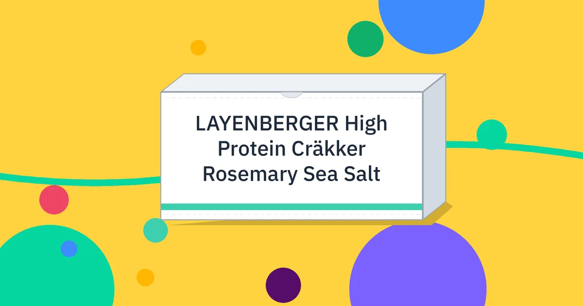 Symbolbild: Packung mit der Aufschrift LAYENBERGER High Protein Cräkker Rosemary Sea Salt (PZN 17579458) – Verfügbarkeit und Bezug in Apotheken in Frankfurt am Main