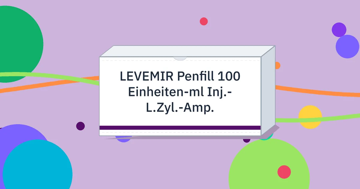 Symbolbild: Packung mit der Aufschrift LEVEMIR Penfill 100 Einheiten-ml Inj.-L.Zyl.-Amp. (PZN 03075518) – Verfügbarkeit und Bezug in Apotheken in Frankfurt am Main