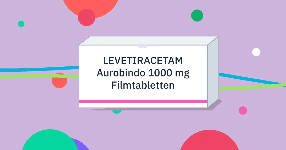 Symbolbild: Packung mit der Aufschrift LEVETIRACETAM Aurobindo 1000 mg Filmtabletten (PZN 16200735) – Verfügbarkeit und Bezug in Apotheken in Frankfurt am Main
