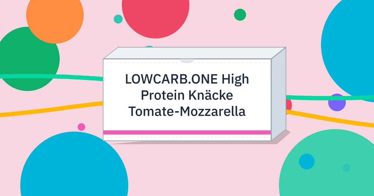 Symbolbild: Packung mit der Aufschrift LOWCARB.ONE High Protein Knäcke Tomate-Mozzarella (PZN 13923812) – Verfügbarkeit und Bezug in Apotheken in Frankfurt am Main