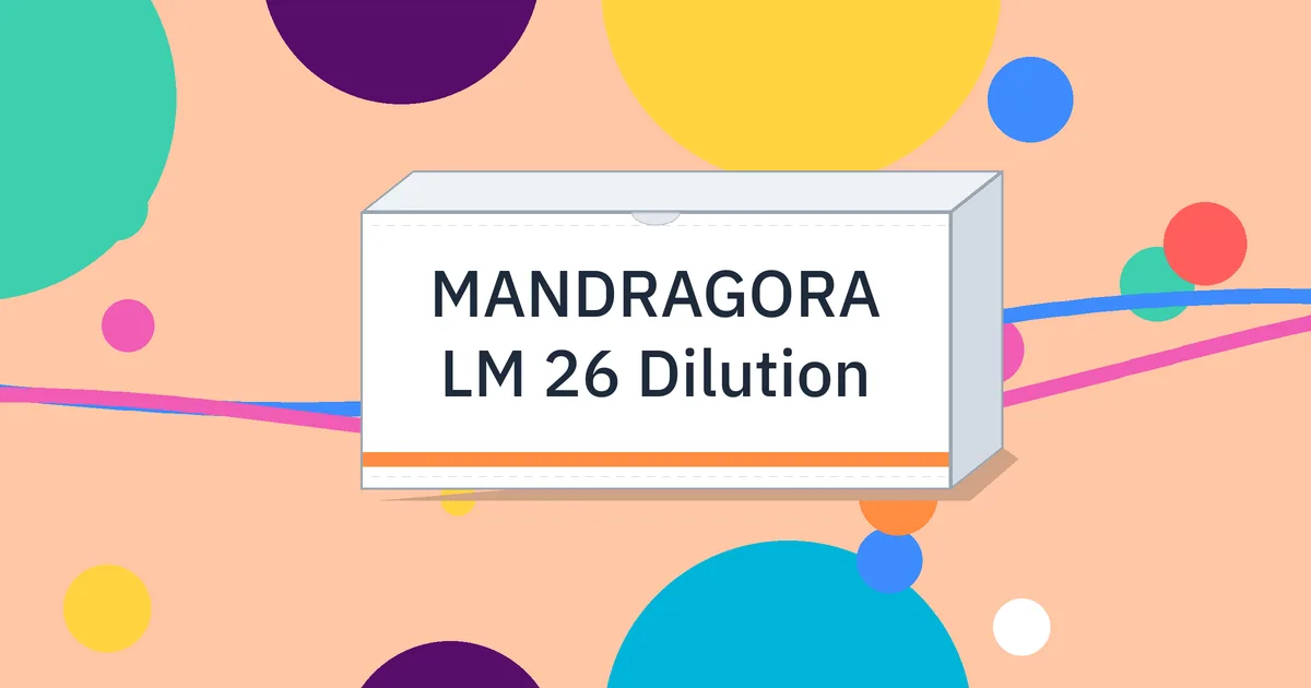 Symbolbild: Packung mit der Aufschrift MANDRAGORA LM 26 Dilution (PZN 12942055) – Verfügbarkeit und Bezug in Apotheken in Frankfurt am Main