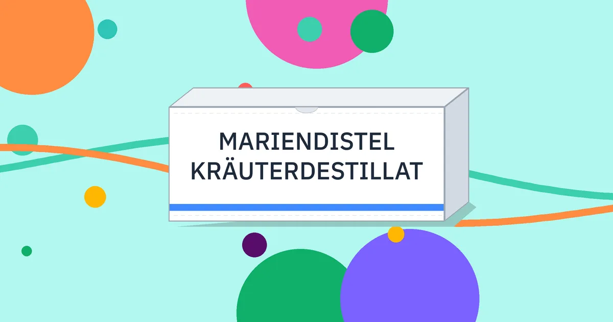 Symbolbild: Packung mit der Aufschrift MARIENDISTEL KRÄUTERDESTILLAT (PZN 00693196) – Verfügbarkeit und Bezug in Apotheken in Frankfurt am Main
