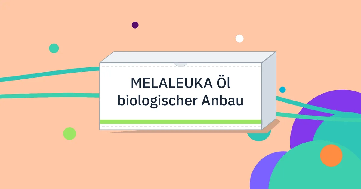 Symbolbild: Packung mit der Aufschrift MELALEUKA Öl biologischer Anbau (PZN 03770827) – Verfügbarkeit und Bezug in Apotheken in Frankfurt am Main