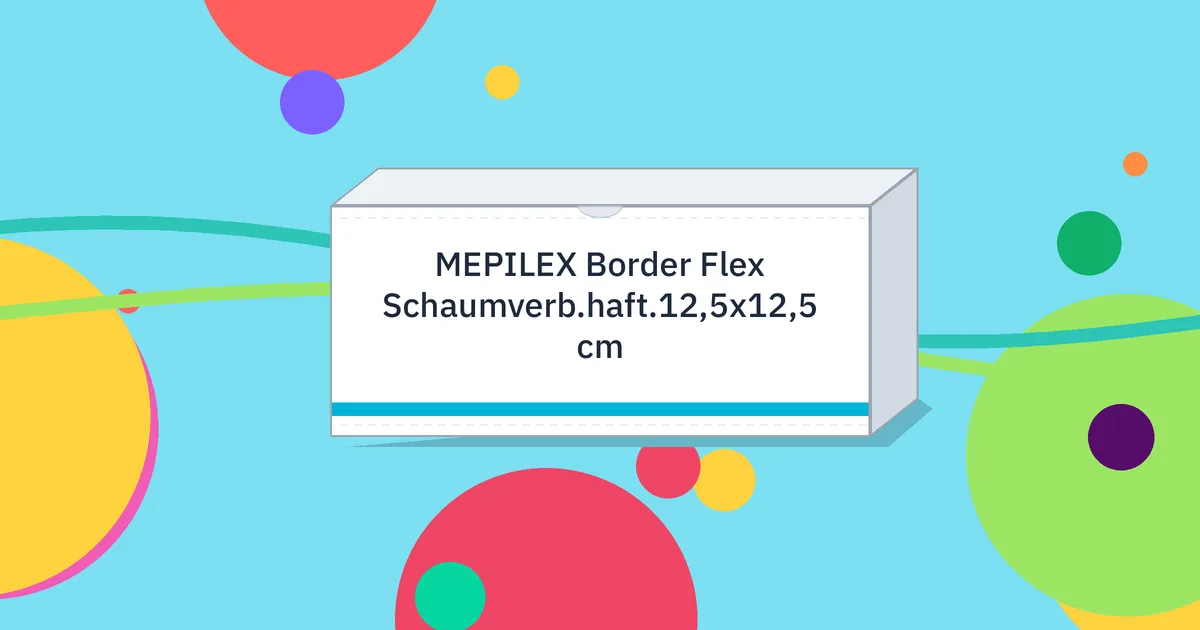 Symbolbild: Packung mit der Aufschrift MEPILEX Border Flex Schaumverb.haft.12,5x12,5 cm (PZN 18731112) – Verfügbarkeit und Bezug in Apotheken in Frankfurt am Main