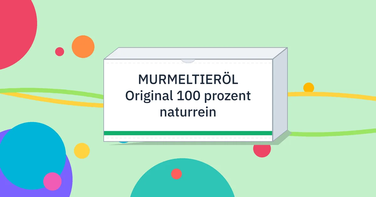 Symbolbild: Packung mit der Aufschrift MURMELTIERÖL Original 100 prozent naturrein (PZN 07687595) – Verfügbarkeit und Bezug in Apotheken in Frankfurt am Main