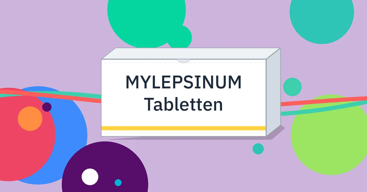 Symbolbild: Packung mit der Aufschrift MYLEPSINUM Tabletten (PZN 00695835) – Verfügbarkeit und Bezug in Apotheken in Frankfurt am Main