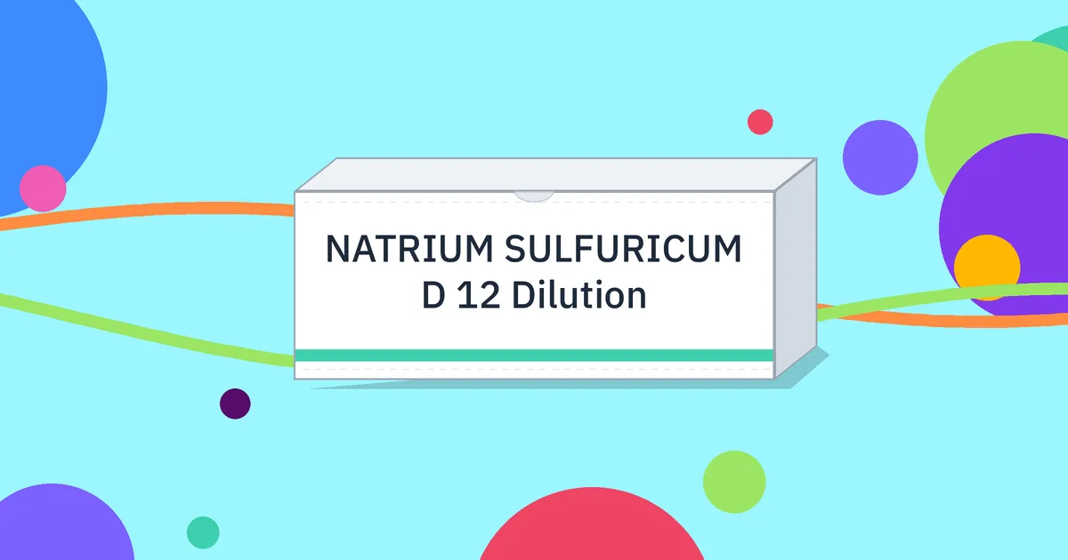 Symbolbild: Packung mit der Aufschrift NATRIUM SULFURICUM D 12 Dilution (PZN 02122612) – Verfügbarkeit und Bezug in Apotheken in Frankfurt am Main