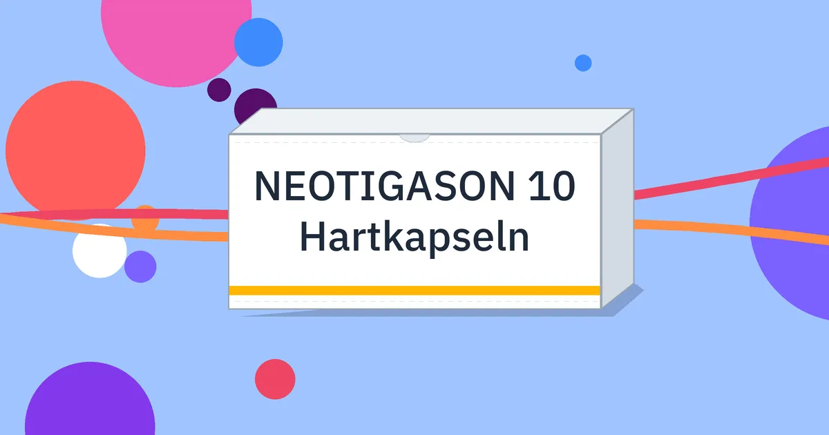 Symbolbild: Packung mit der Aufschrift NEOTIGASON 10 Hartkapseln (PZN 05964895) – Verfügbarkeit und Bezug in Apotheken in Frankfurt am Main