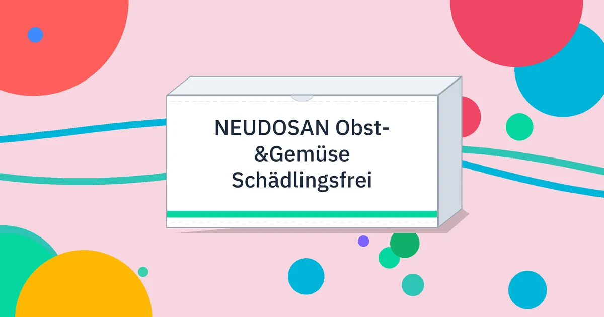 Symbolbild: Packung mit der Aufschrift NEUDOSAN Obst-&Gemüse Schädlingsfrei (PZN 09427059) – Verfügbarkeit und Bezug in Apotheken in Frankfurt am Main