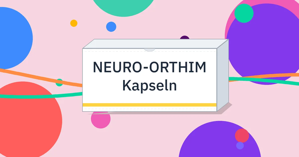 Symbolbild: Packung mit der Aufschrift NEURO-ORTHIM Kapseln (PZN 15265307) – Verfügbarkeit und Bezug in Apotheken in Frankfurt am Main