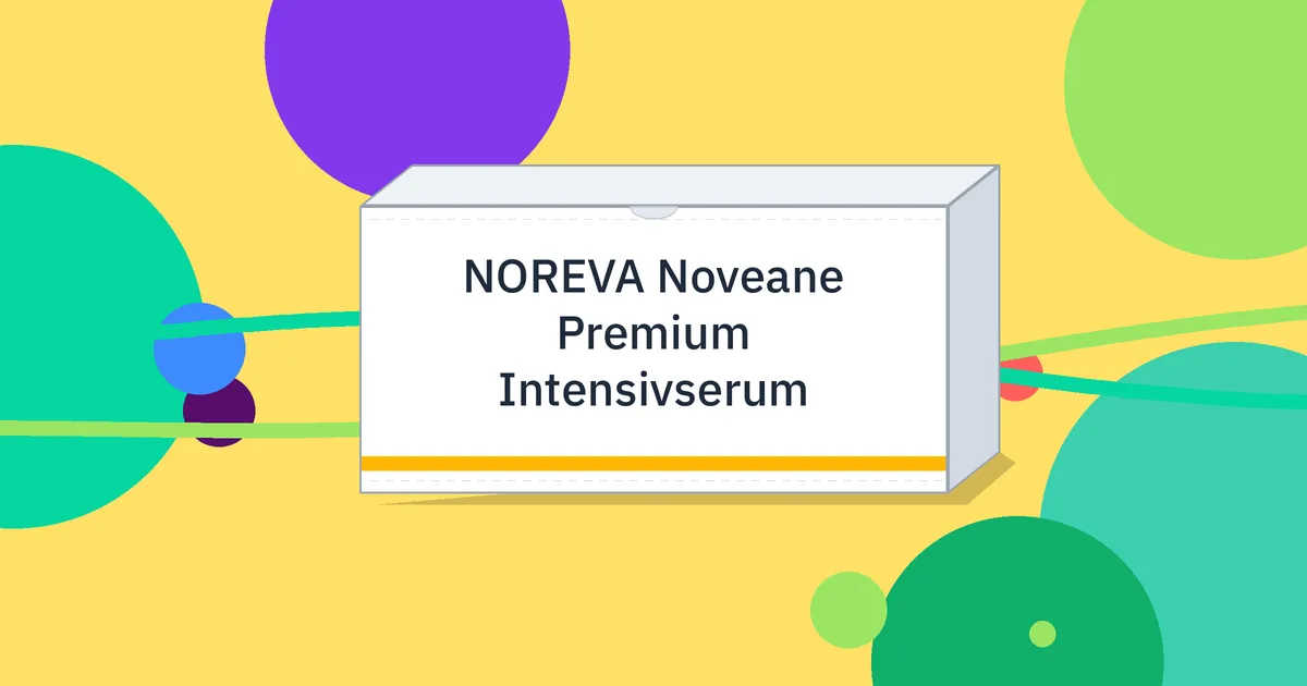 Symbolbild: Packung mit der Aufschrift NOREVA Noveane Premium Intensivserum (PZN 18100073) – Verfügbarkeit und Bezug in Apotheken in Frankfurt am Main