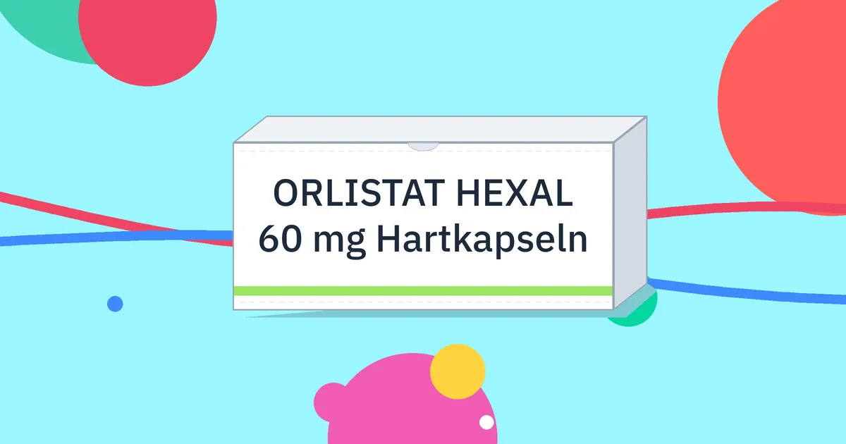 Symbolbild: Packung mit der Aufschrift ORLISTAT HEXAL 60 mg Hartkapseln (PZN 08982497) – Verfügbarkeit und Bezug in Apotheken in Frankfurt am Main