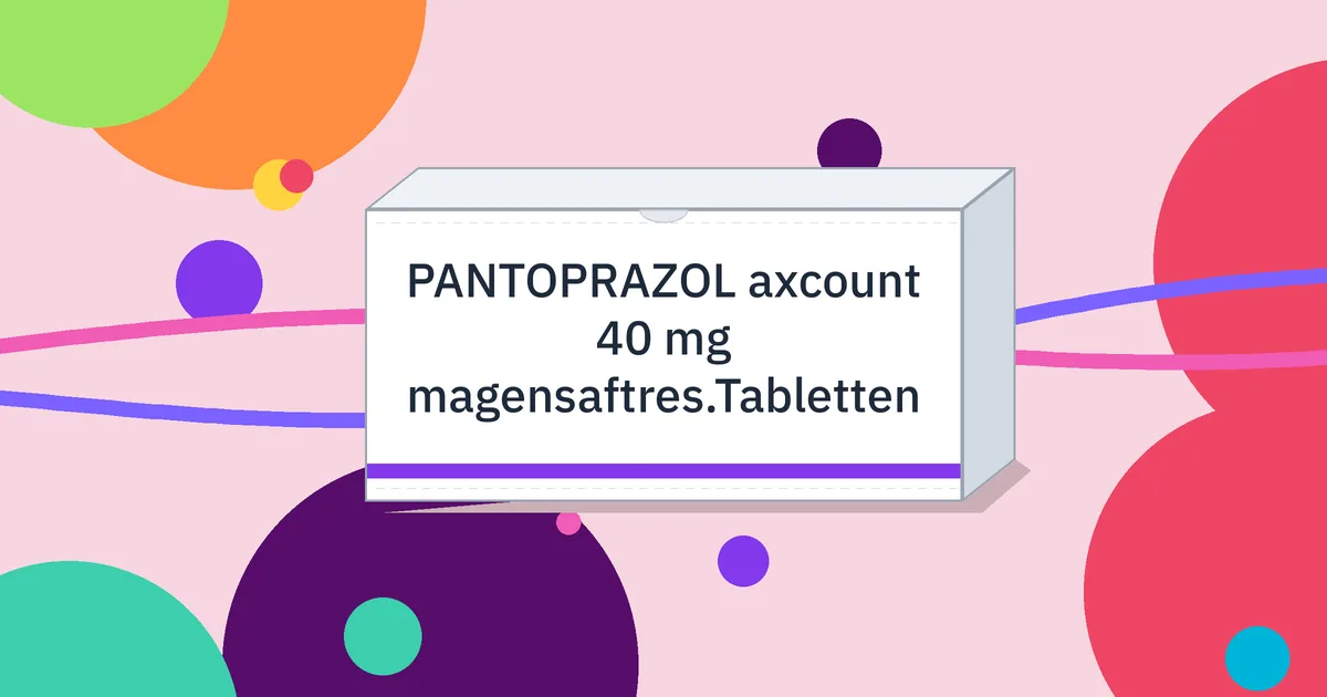 Symbolbild: Packung mit der Aufschrift PANTOPRAZOL axcount 40 mg magensaftres.Tabletten (PZN 11868411) – Verfügbarkeit und Bezug in Apotheken in Frankfurt am Main
