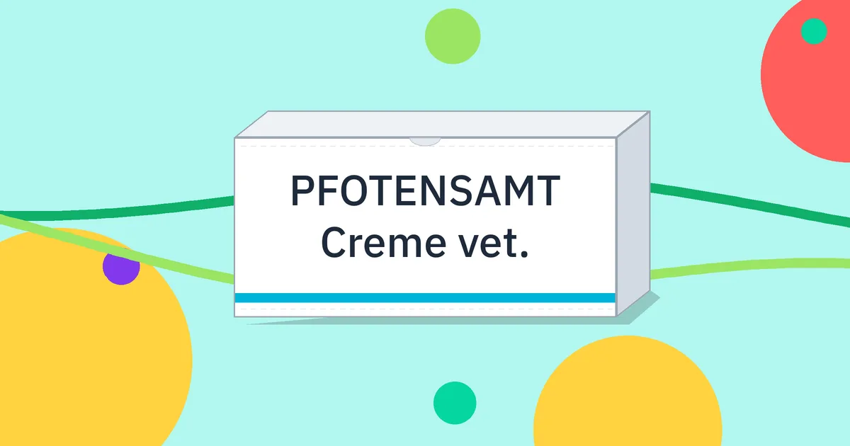 Symbolbild: Packung mit der Aufschrift PFOTENSAMT Creme vet. (PZN 15266695) – Verfügbarkeit und Bezug in Apotheken in Frankfurt am Main