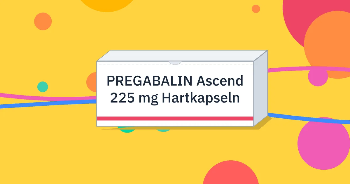 Symbolbild: Packung mit der Aufschrift PREGABALIN Ascend 225 mg Hartkapseln (PZN 16042495) – Verfügbarkeit und Bezug in Apotheken in Frankfurt am Main
