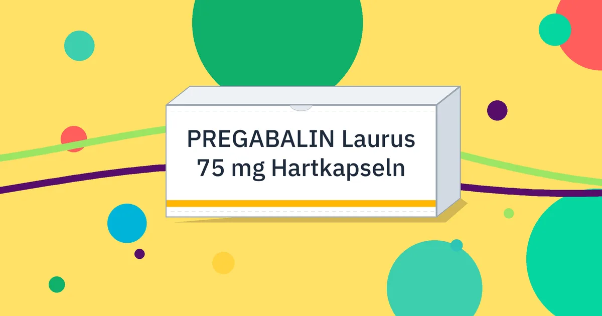 Symbolbild: Packung mit der Aufschrift PREGABALIN Laurus 75 mg Hartkapseln (PZN 16241303) – Verfügbarkeit und Bezug in Apotheken in Frankfurt am Main